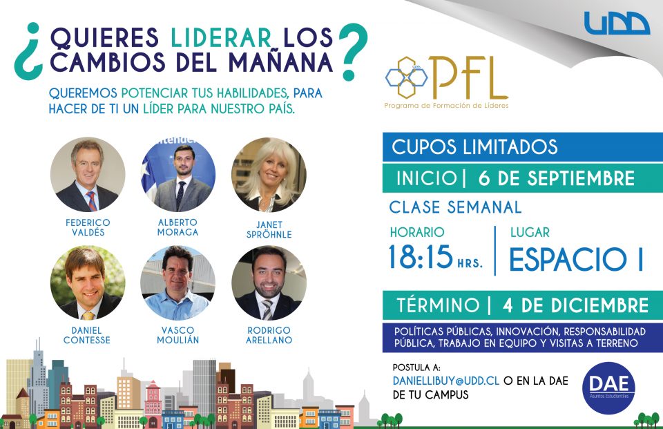 Inscríbete en el Programa de Formación de Líderes 2018 - UDD