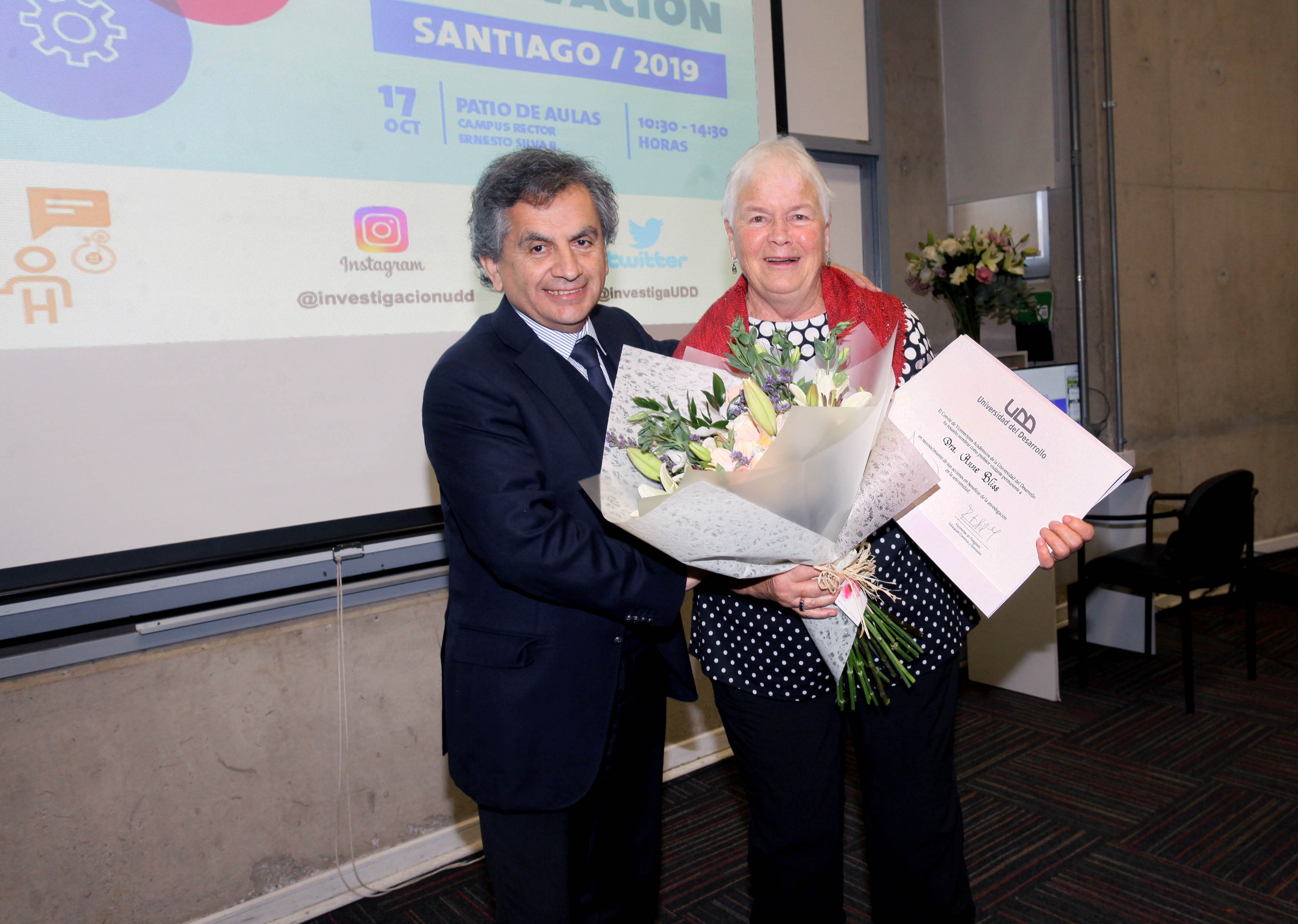 Anne Bliss es reconocida como profesora visitante permanente de la UDD ...